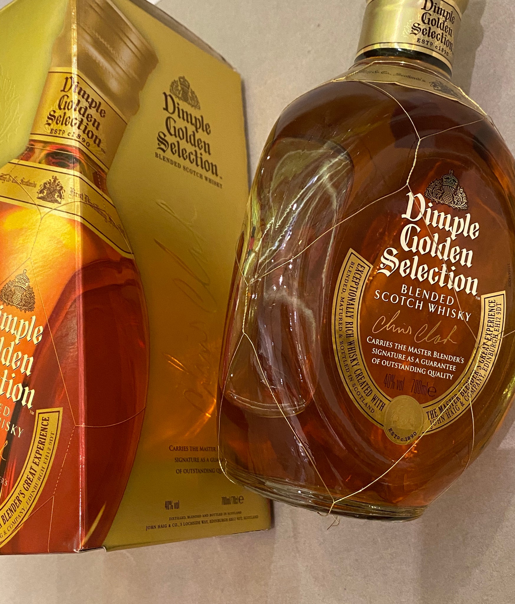 Dimple Golden Selection Blended scotch Whisky – LUXOFORCE
